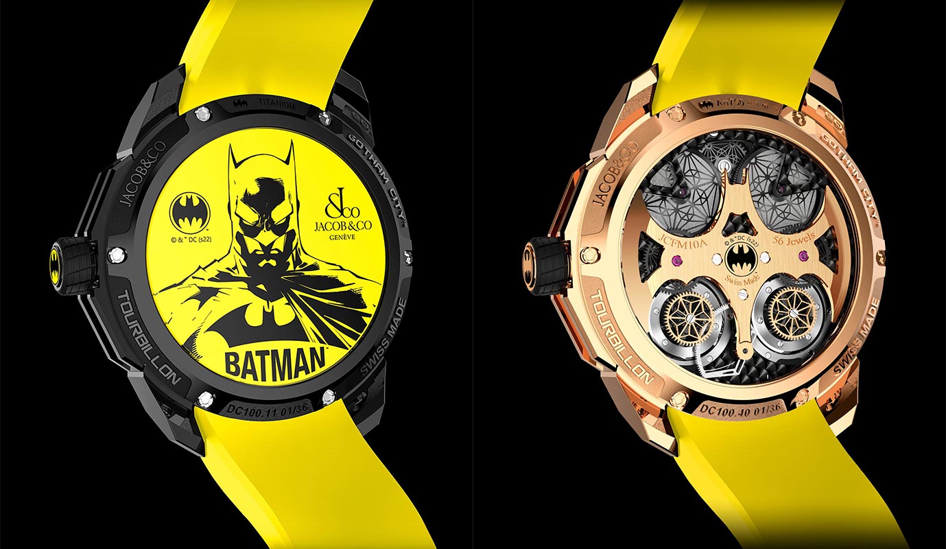 Jacob & Co. Gotham City Black DLC Titanium Wrist Watch