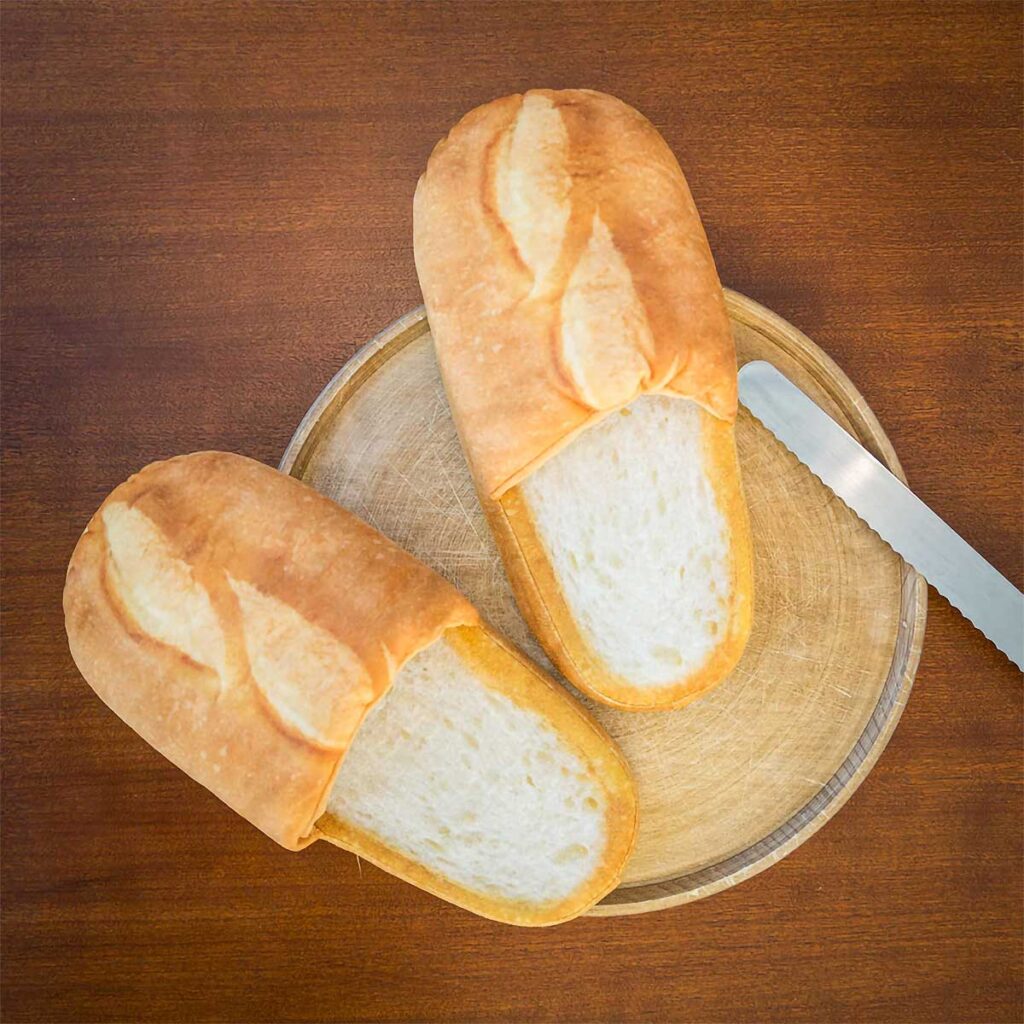 Bread Slippers: Perfect Companion To Bread-themed Couch And Lamps