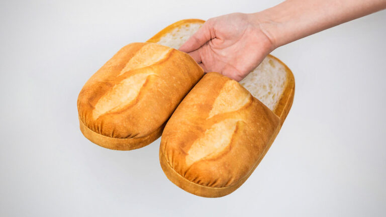 Bread Slippers: Perfect Companion To Bread-themed Couch And Lamps
