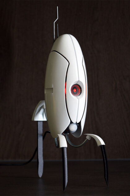 Finally, A DIY Portal Turret Replica With All The Works Except Killing