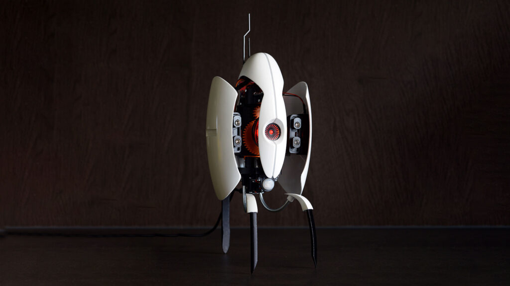Finally, A DIY Portal Turret Replica With All The Works Except Killing