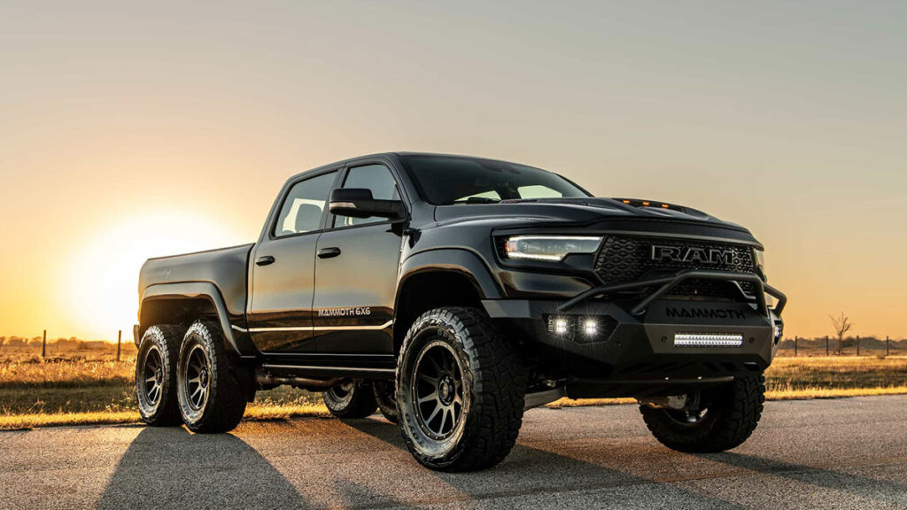 Hennessey MAMMOTH 6X6 RAM TRX Truck Packs Over 1,000 HP!