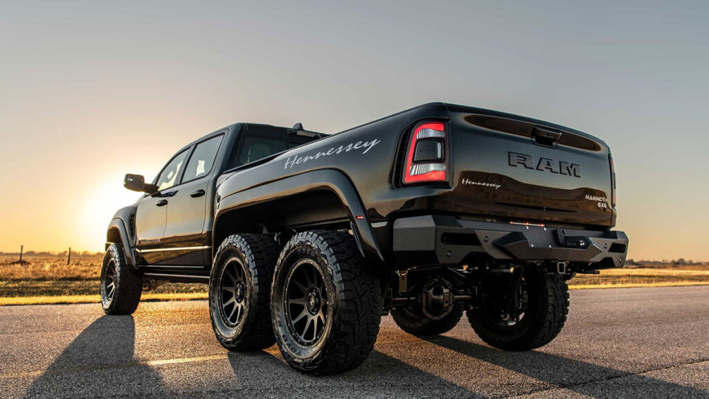Hennessey MAMMOTH 6X6 RAM TRX Truck Packs Over 1,000 HP!