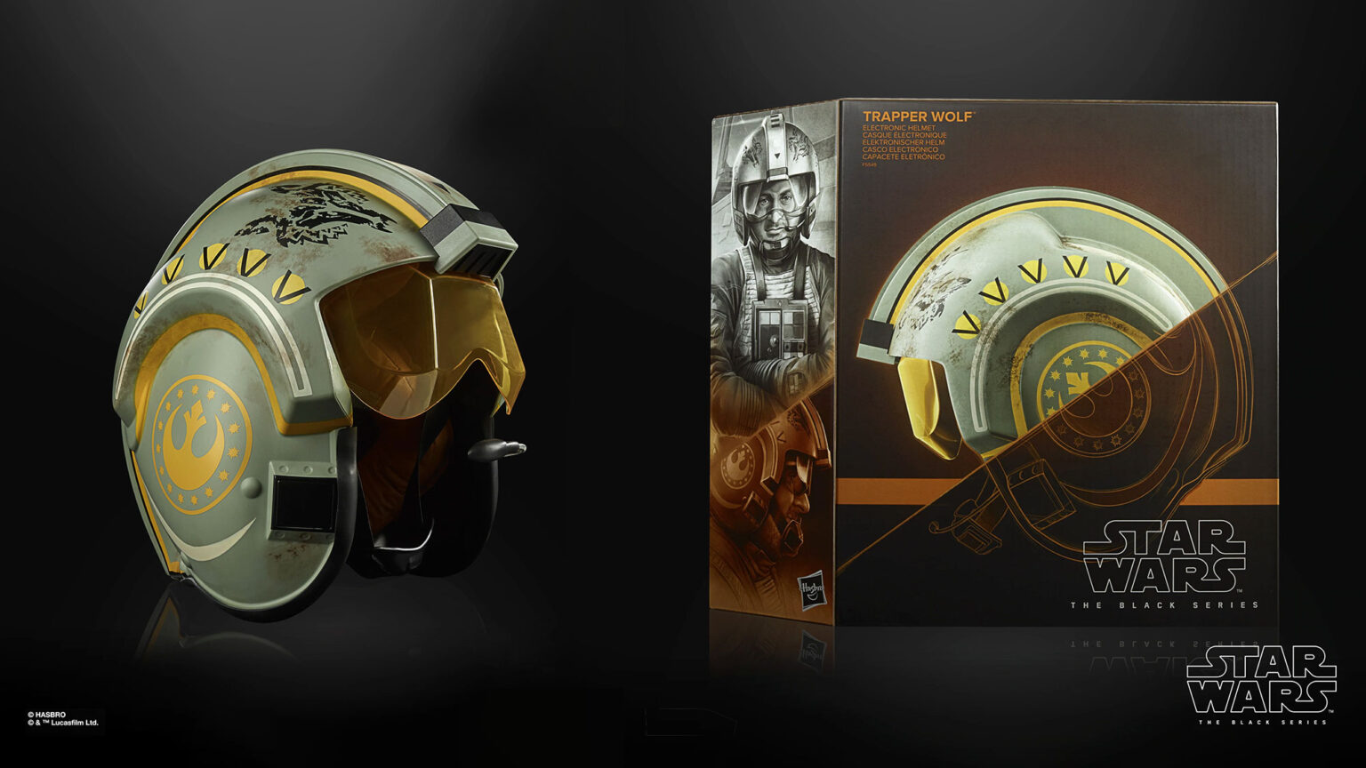 Hasbro Star Wars The Black Series Trapper Wolf Electronic Helmet