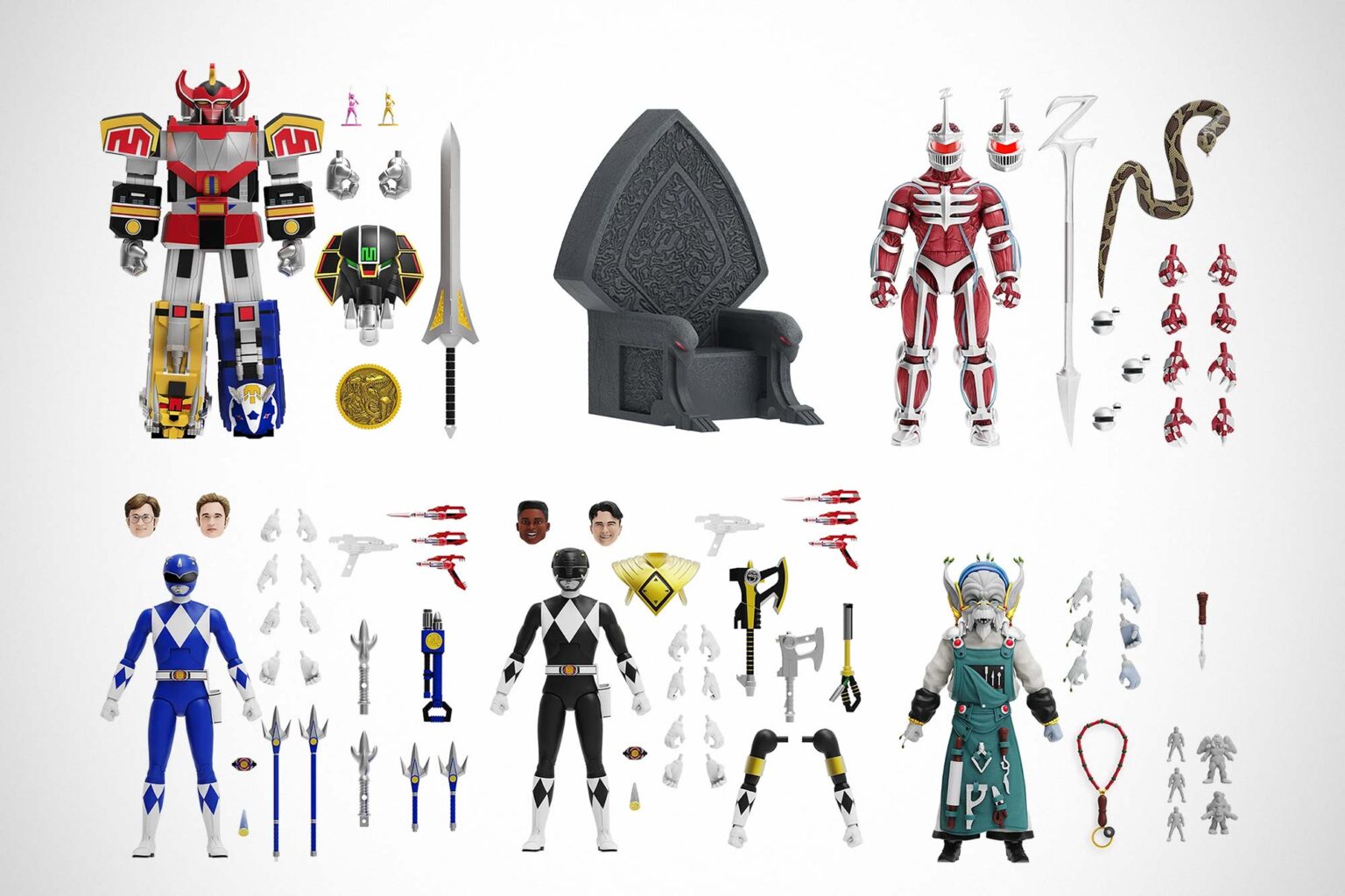 Super7 Mighty Morphin Power Rangers ULTIMATES! Wave 3 Figures