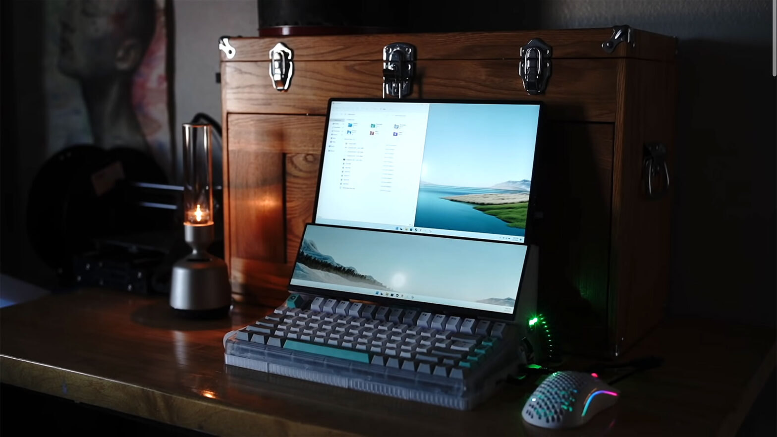 Someone Turned A Mechanical Keyboard Into An All-In-One PC