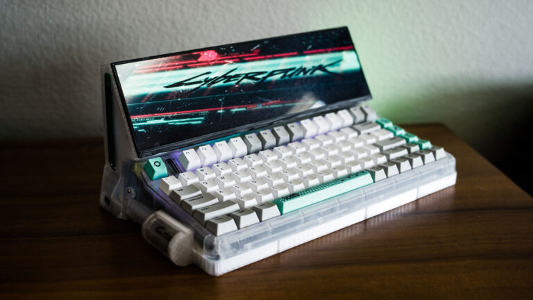 Someone Turned A Mechanical Keyboard Into An All-In-One PC