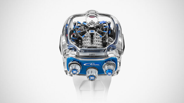 Jacob & Co. Bugatti Chiron Tourbillion Has A W16 Engine Inside The Watch