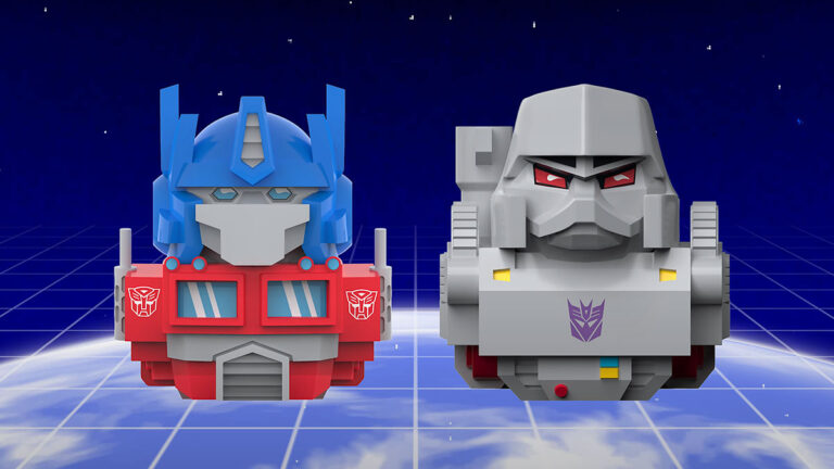Numskull x Transformers TUBBZ Cosplay Ducks: Optimus Prime And Megatron ...