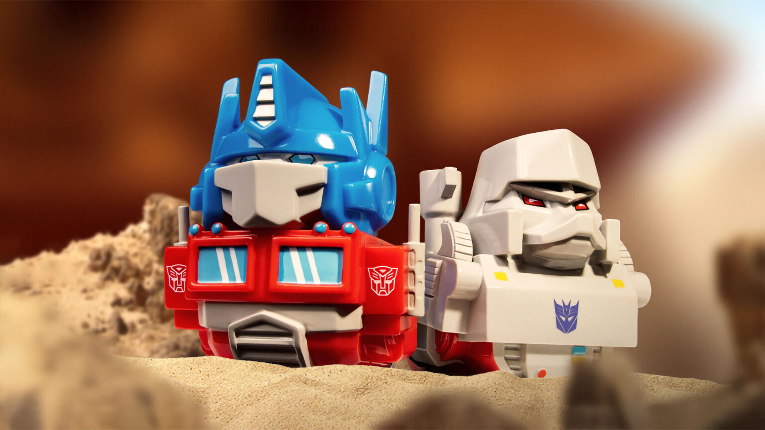 Numskull x Transformers TUBBZ Cosplay Ducks: Optimus Prime And Megatron ...
