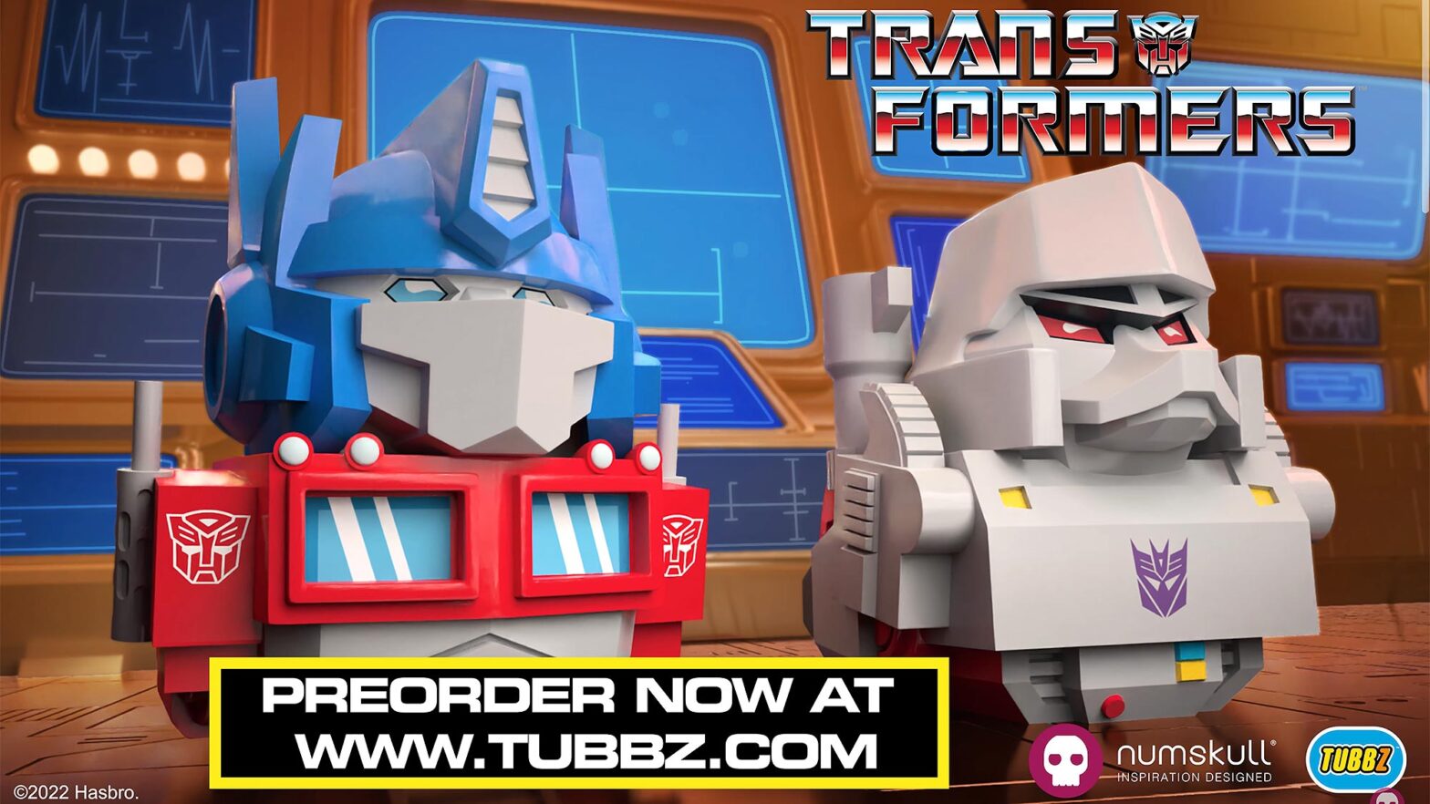 Numskull x Transformers TUBBZ Cosplay Ducks: Optimus Prime And Megatron ...