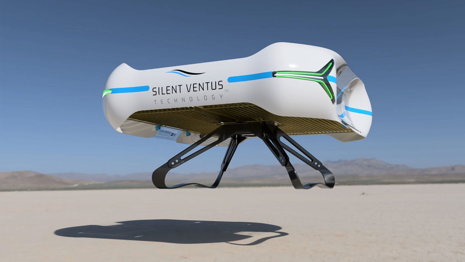 This Is Silent Ventus, An Ion Propulsion eVTOL Drone