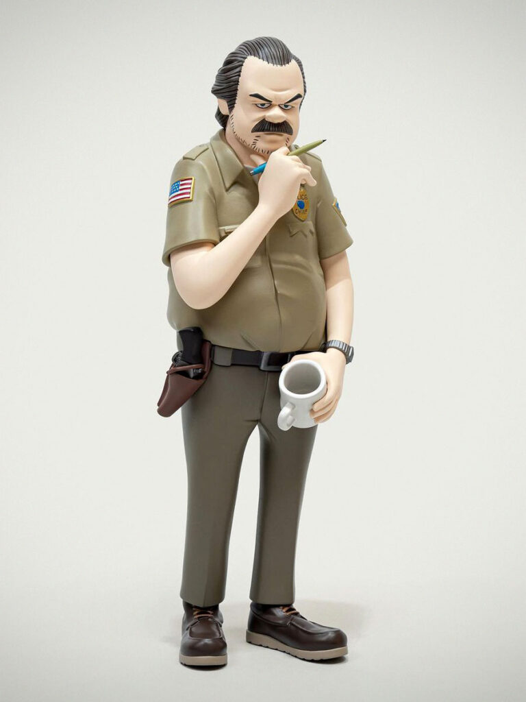 Stranger Things Series “Coffee And Contemplation” Jim Hopper 11.8-inch ...