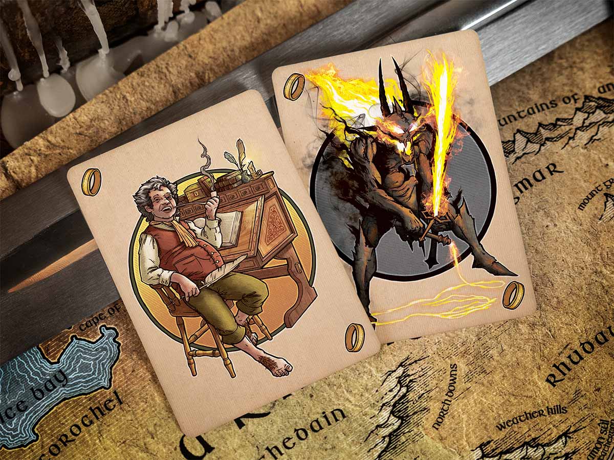 The Lord of the Rings Playing Cards Feature Original Illustration Based ...