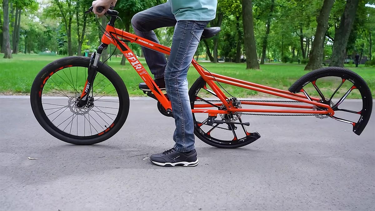 Just A Normal Bike Math: 0.5 x 1 = 1 Wheel Has A Rear Wheel That Is ...