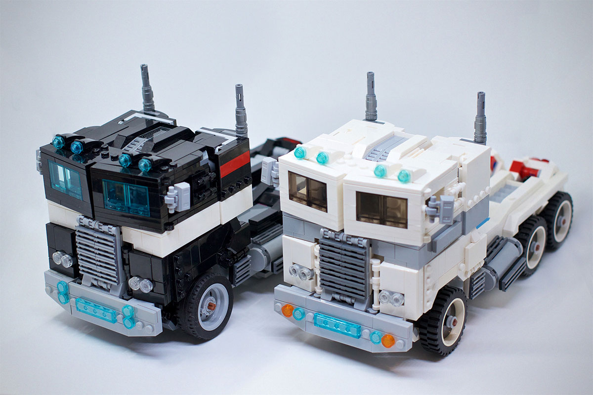 LEGO MOC Nemesis Prime And Ultra Magnus Based On The LEGO Optimus Prime ...
