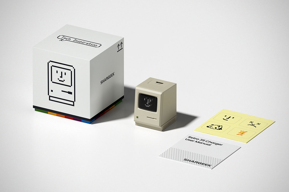 Shargeek Retro 35 GaN Charger Pays Homage To The Classic Macintosh