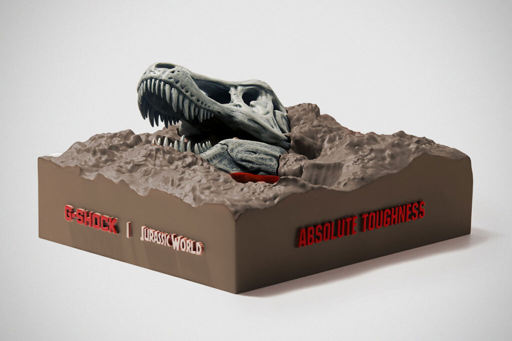 G-Shock X Jurassic World Dominion Mudmaster Comes With A Fossil Display ...