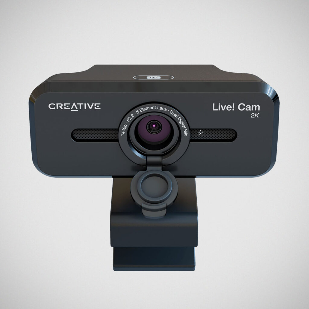 Creative Live! Cam Sync V3 Webcam Has A Lens Cap To Keep Out Snoopers