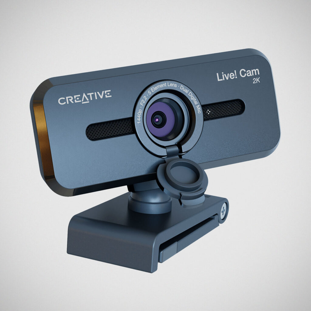 Creative Live! Cam Sync V3 Webcam Has A Lens Cap To Keep Out Snoopers