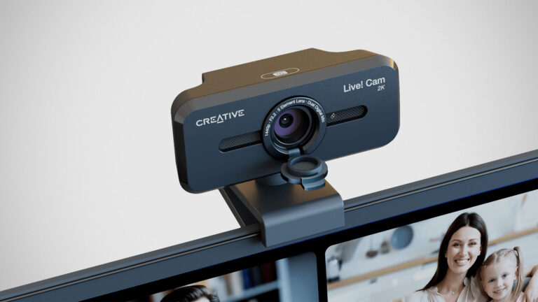Creative Live! Cam Sync V3 Webcam Has A Lens Cap To Keep Out Snoopers