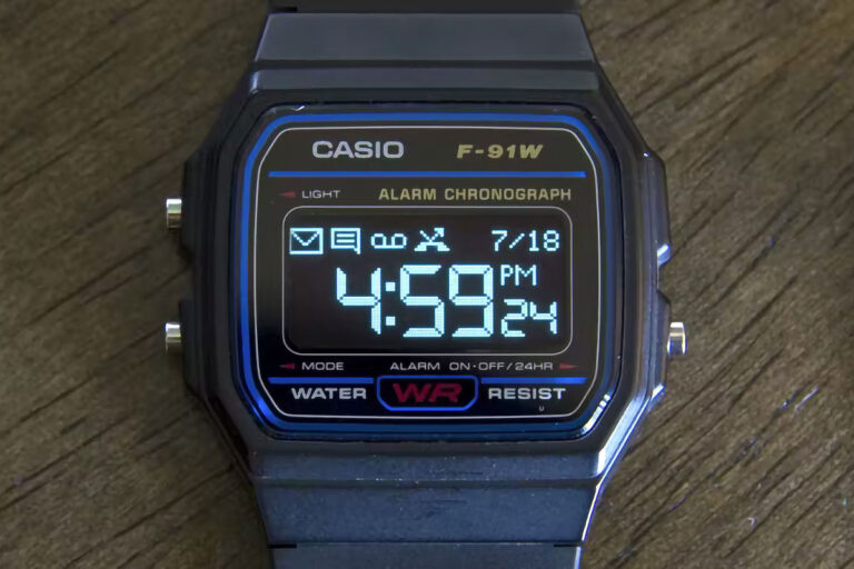 Someone Is In The Process Of Turning A Casio F-91W Digital Watch Into A ...