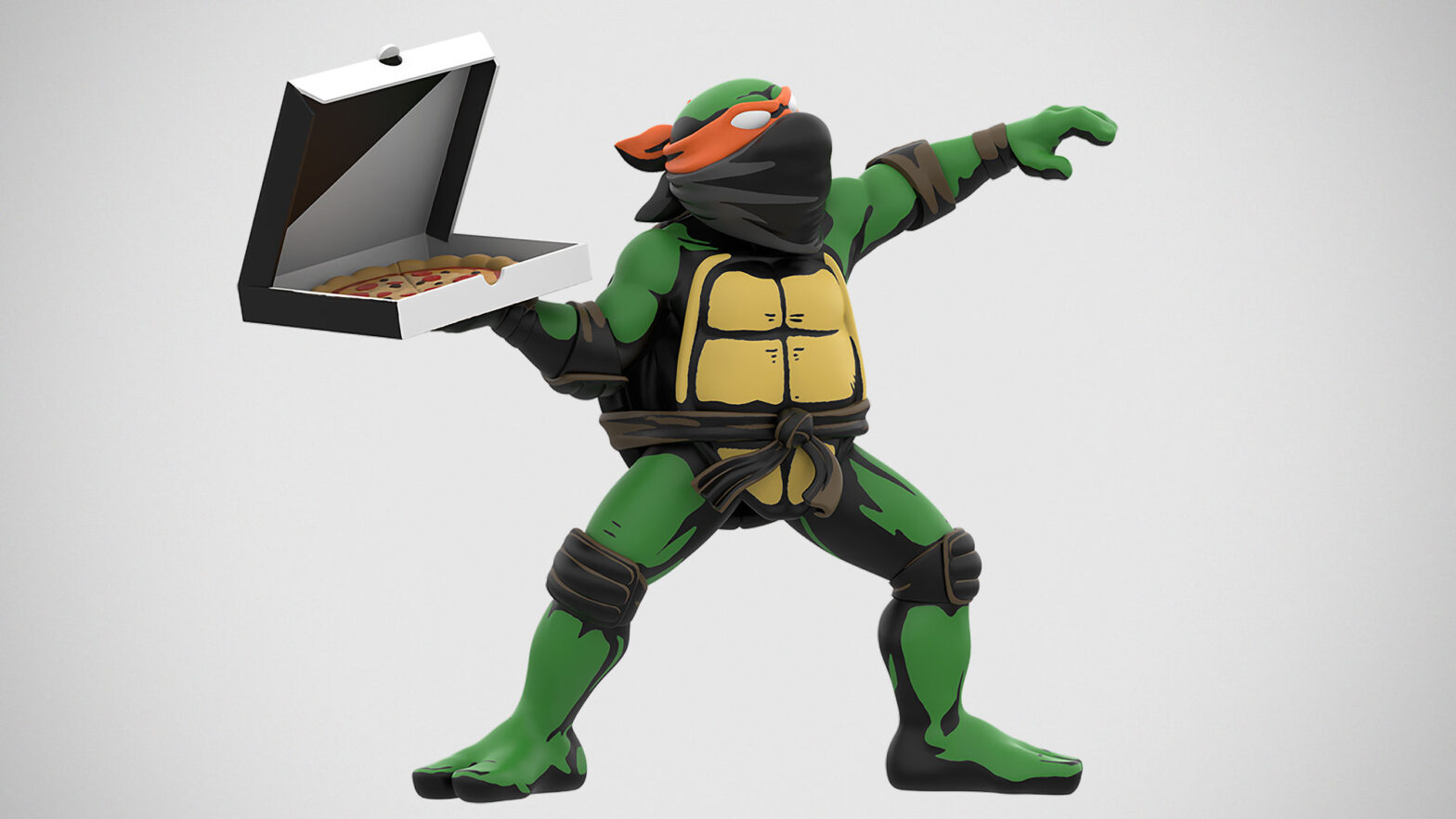 Teenage Mutant Ninja Turtles: Food Fight Vinyl Figure By NDIKOL
