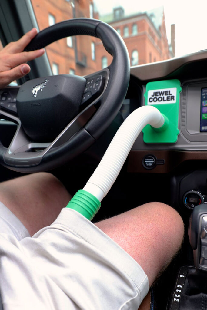 The Jewel Cooler Keeps Men’s Balls Cool When Driving In This Bloody Hot ...