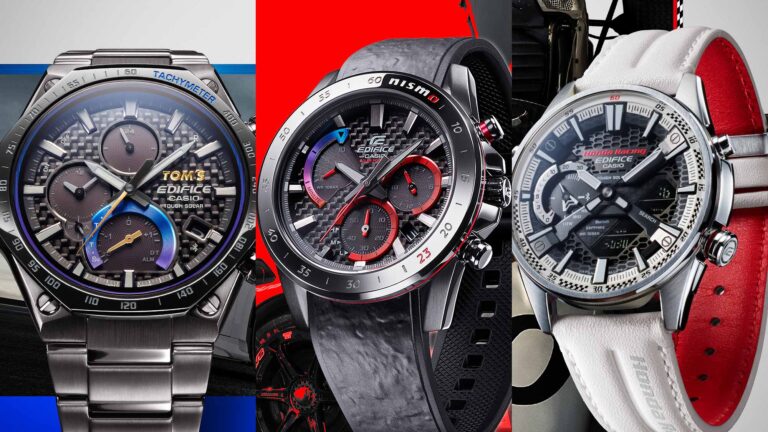 Here Are Three Casio EDIFICE Timepieces For Fans Of Japanese Motorsports