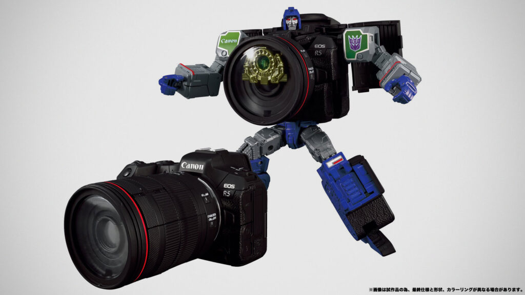 Canon x Transformers: Optimus Prime And Reflector Transforms Into Canon ...