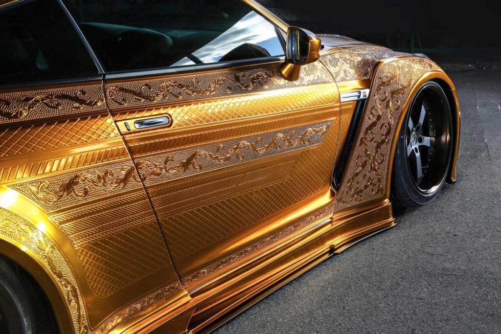 Once Upon A Time, There Was A Golden R35 Nissan GT-R Covered In ...