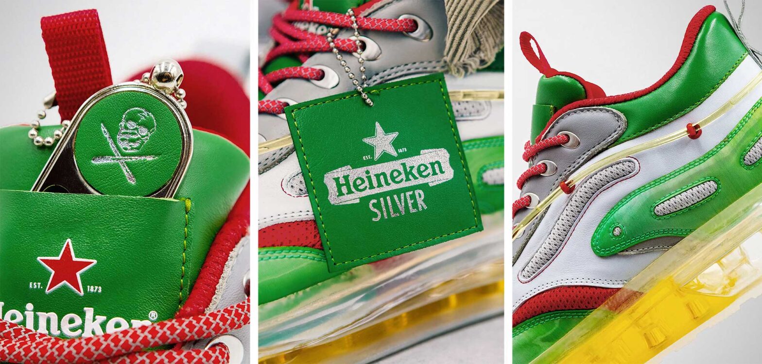 Heineken Heinekicks Is A Pair Of Custom Kicks With Beer Injected Into ...