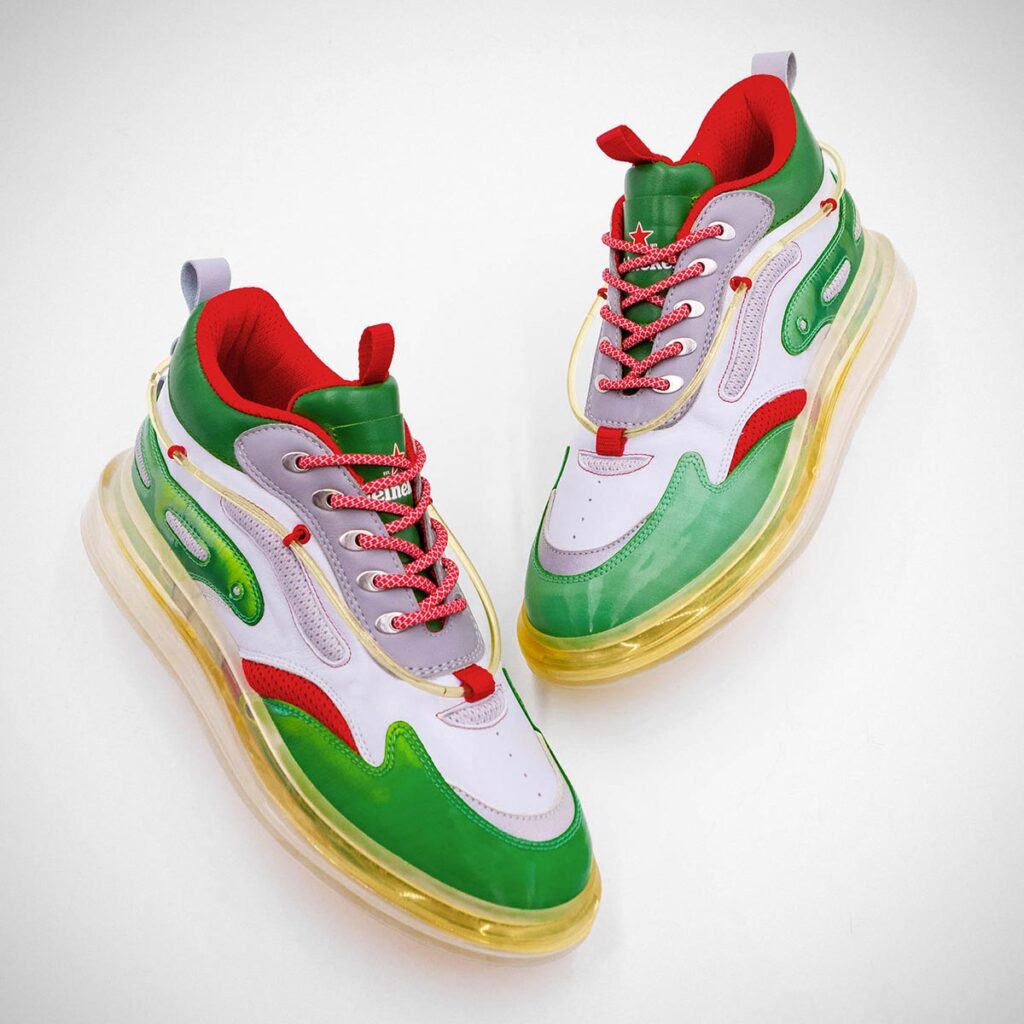 Heineken Heinekicks Is A Pair Of Custom Kicks With Beer Injected Into ...