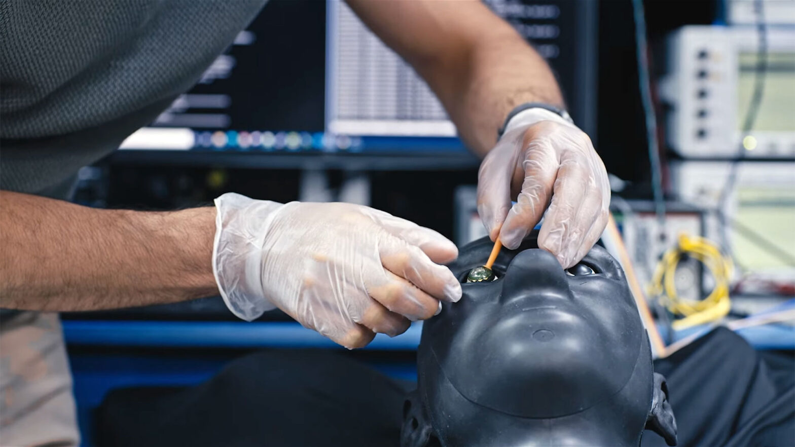 Mojo Vision CEO Wears Prototype Smart Contact Lens
