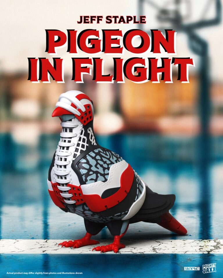 Pigeon In Flight By Jeff Staple Collectible: Part Art, Part Toy