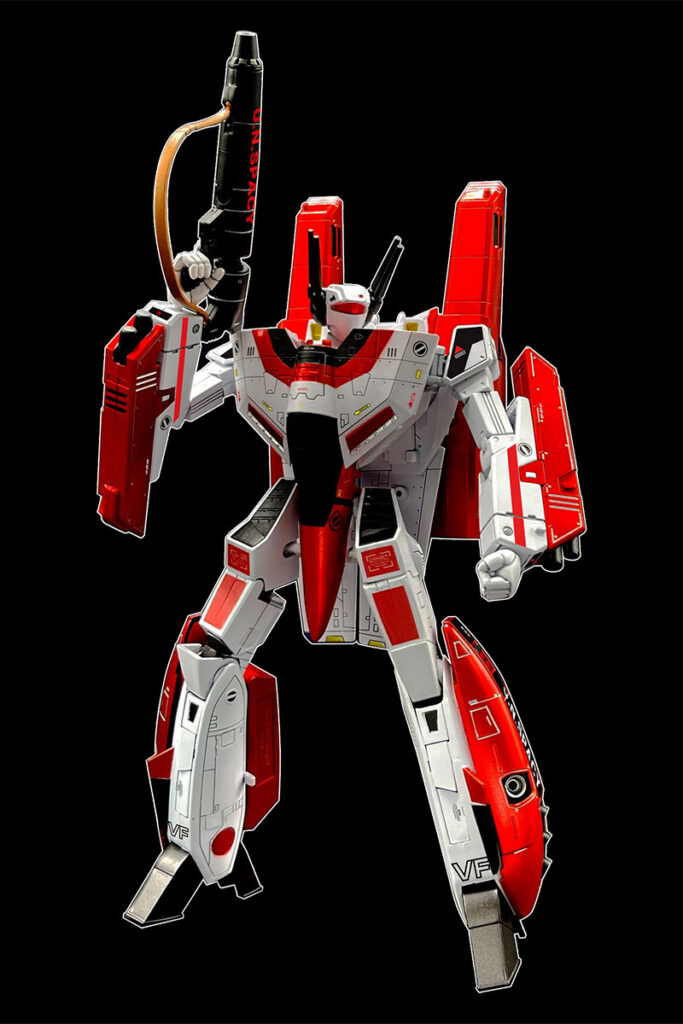 1/72 VF-1S God Of Flame Has Colors Inspired By G1 Transformers Jetfire