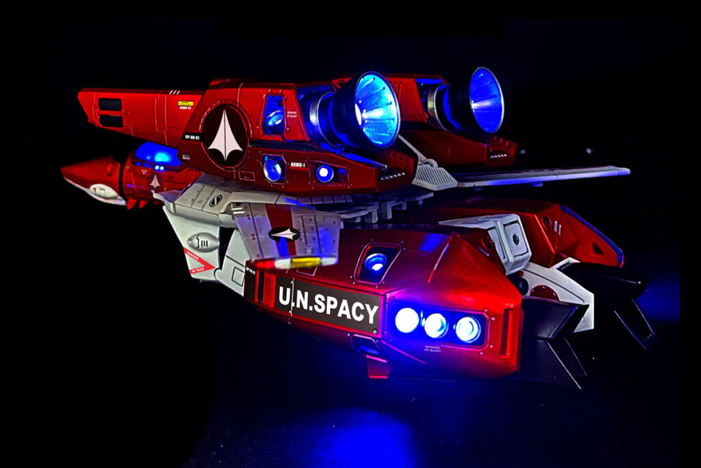 1/72 VF-1S God Of Flame Has Colors Inspired By G1 Transformers Jetfire