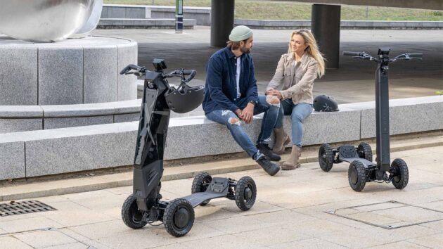 Dragonfly Hyperscooter Has 3D Full-tilt Steering System And Wishbone ...