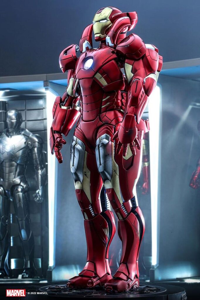 Hot Toys Iron Man 3 Iron Man Mark VII (Open Armor Version) 1/6th Scale ...