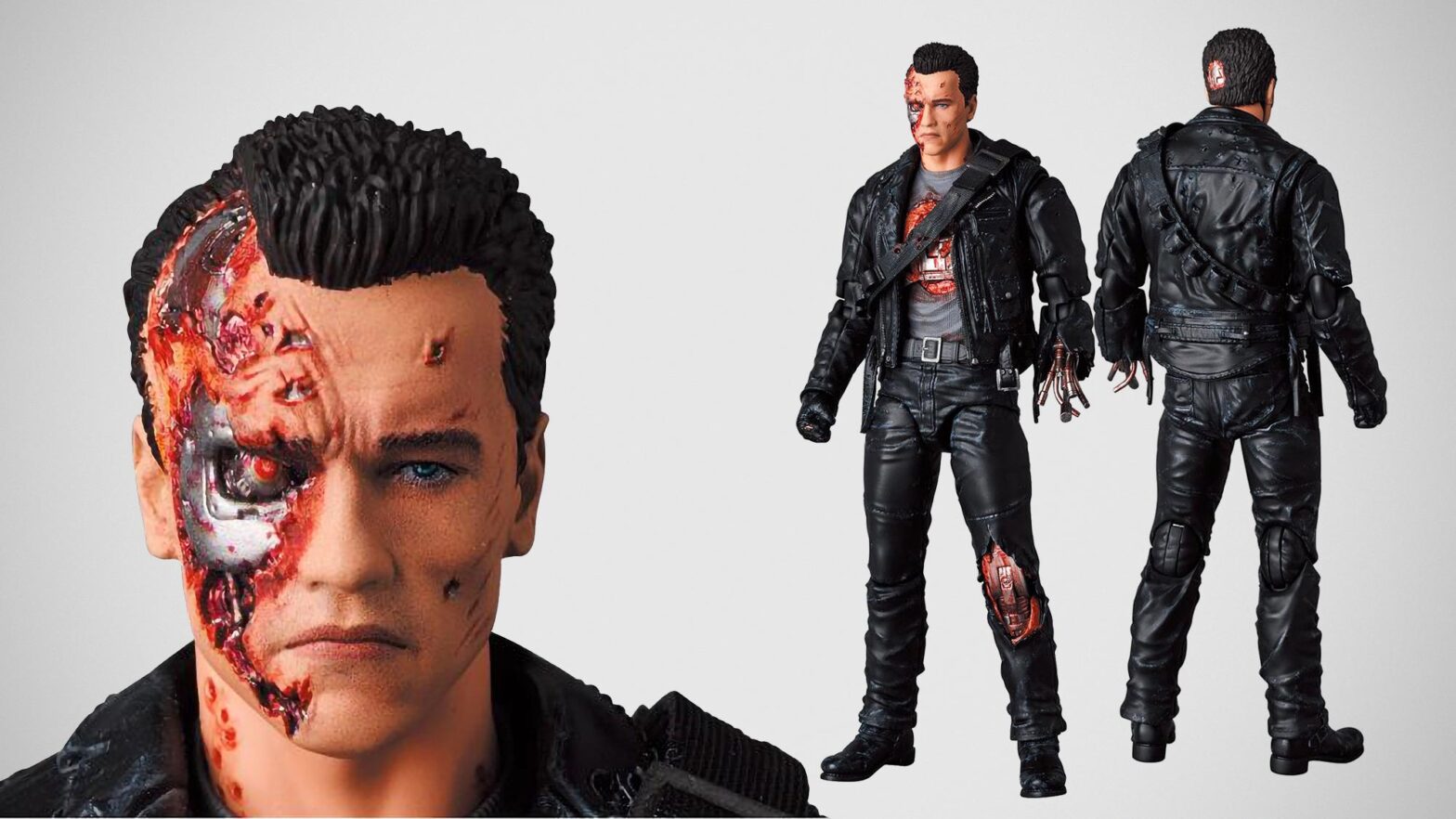 New Battle Damaged MAFEX Terminator And Robocop Collectible Action ...