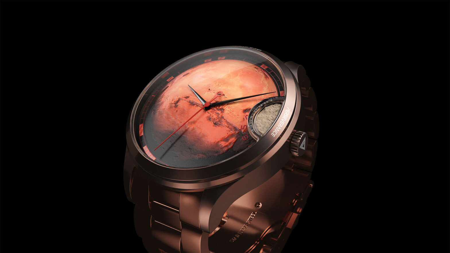 NASA x Interstellar Red 3.721 Watch Contains Actual Bits From Mars ...