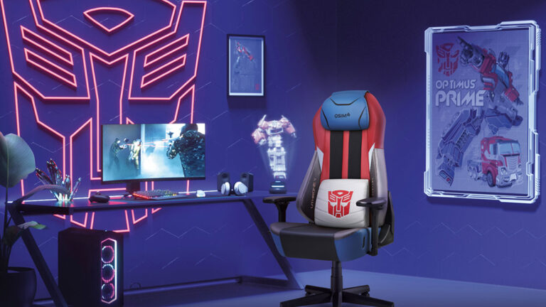 OSIM Introduces Officially Licensed Transformers Gaming Massage Chairs