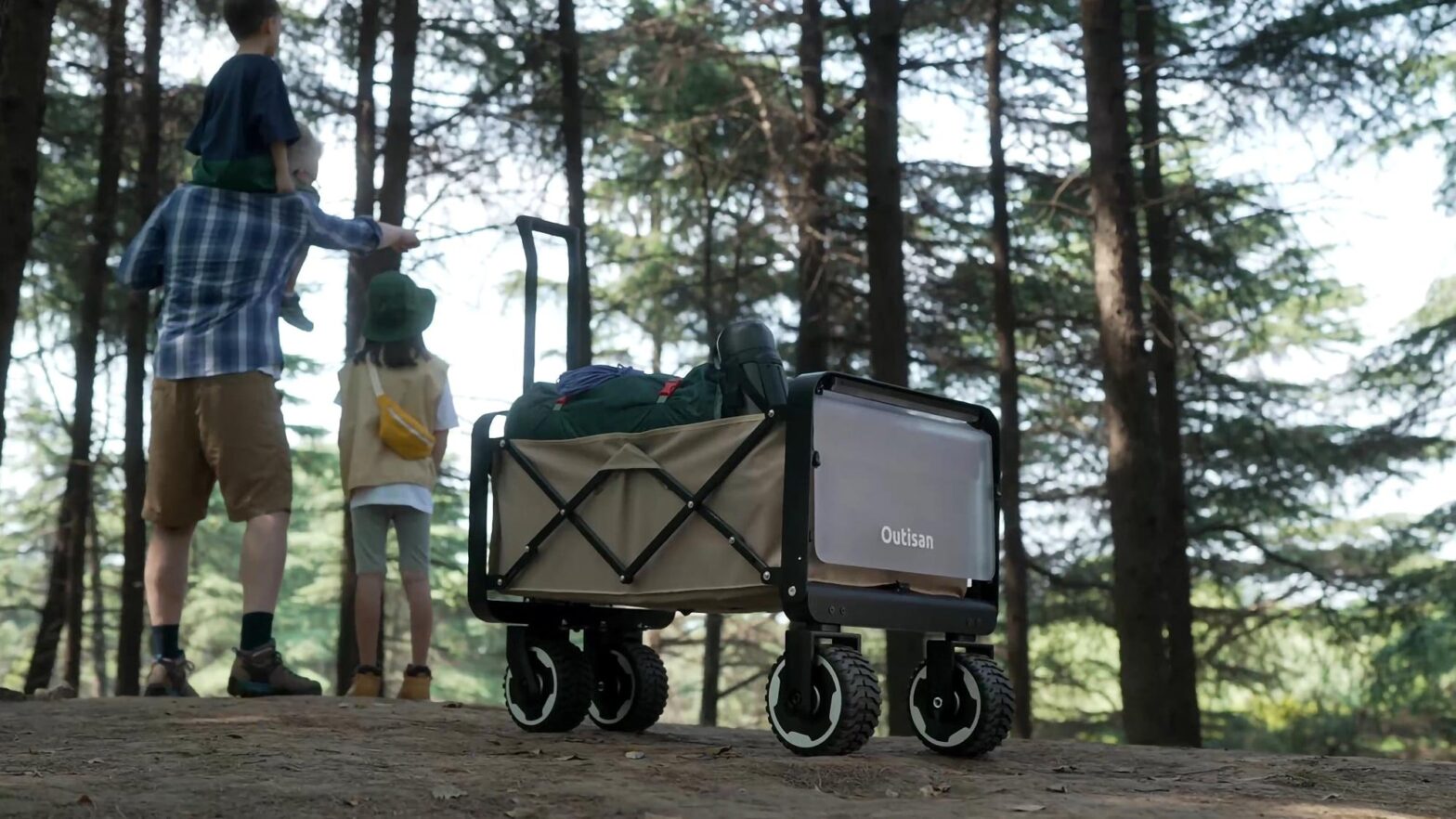 Outisan e-Wagon Is The Wagon Equivalent Of Pedal Assist Bicycles
