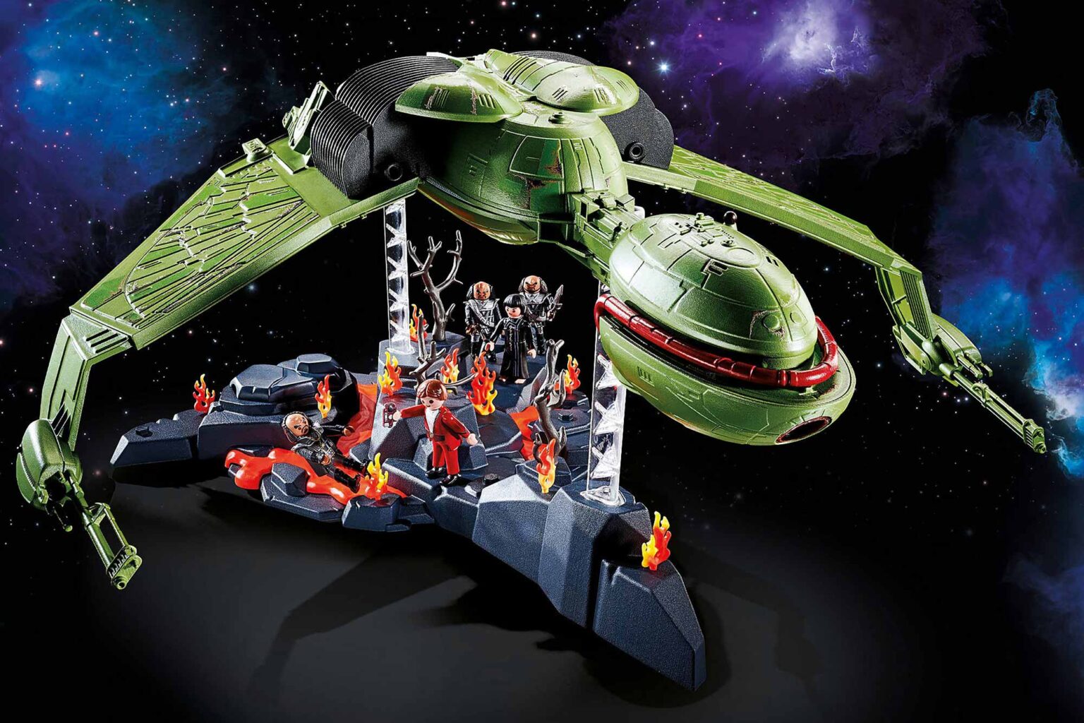 Second Playmobil Star Trek Set Is The Klingon Bird of Prey Playset