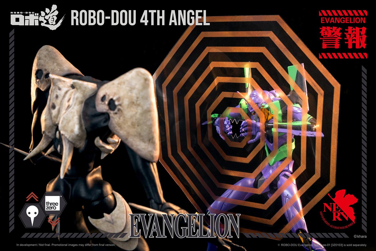 ThreeZero Evangelion ROBO-DOU 4th Angel 10-inch Collectible Figure