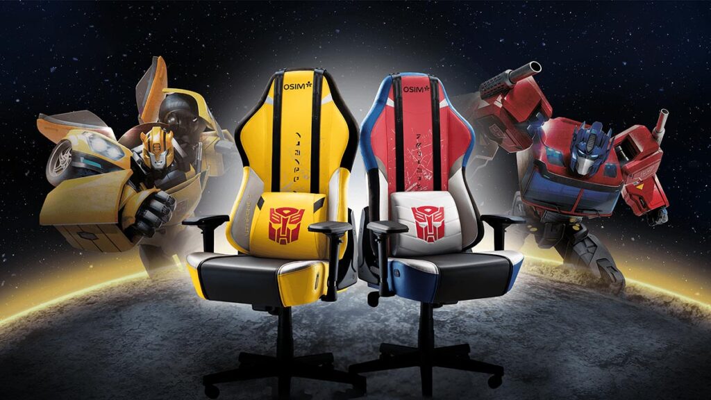 OSIM Introduces Officially Licensed Transformers Gaming Massage Chairs