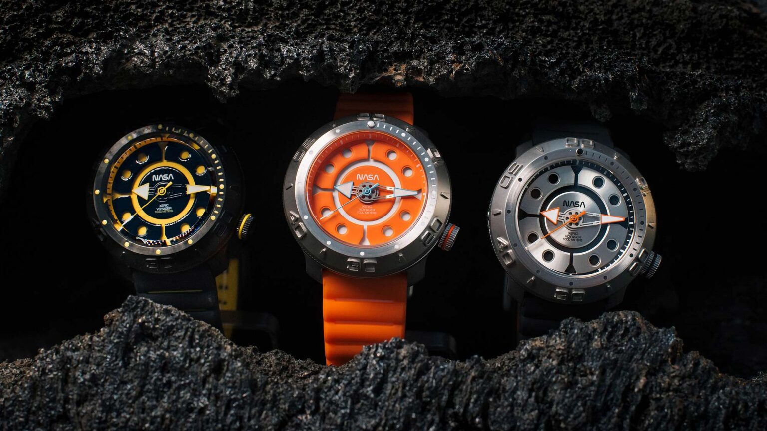 Xeric Pays Homage To NASA Voyager With This 100 ATM Dive Watch