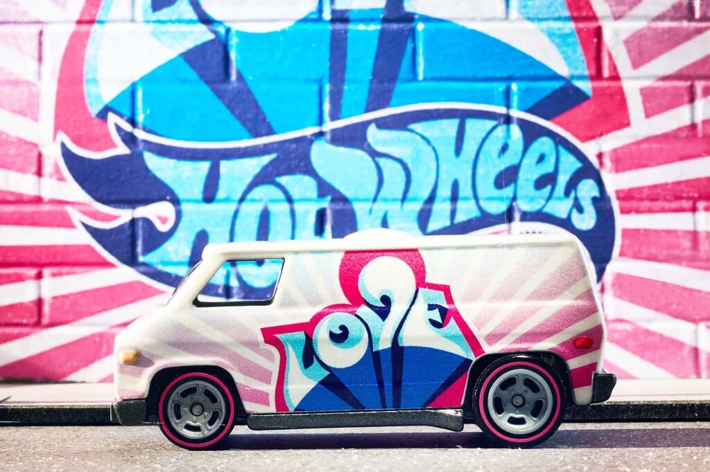 Hot Wheels Cey Adams “LOVE” 70’s Van Die-cast Collectible