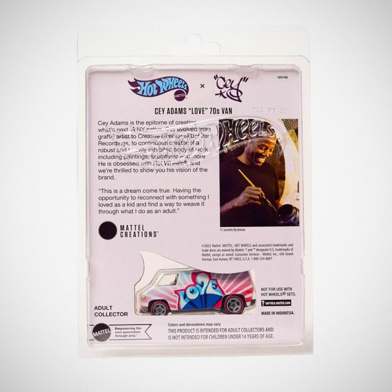 Hot Wheels Cey Adams “LOVE” 70’s Van Die-cast Collectible