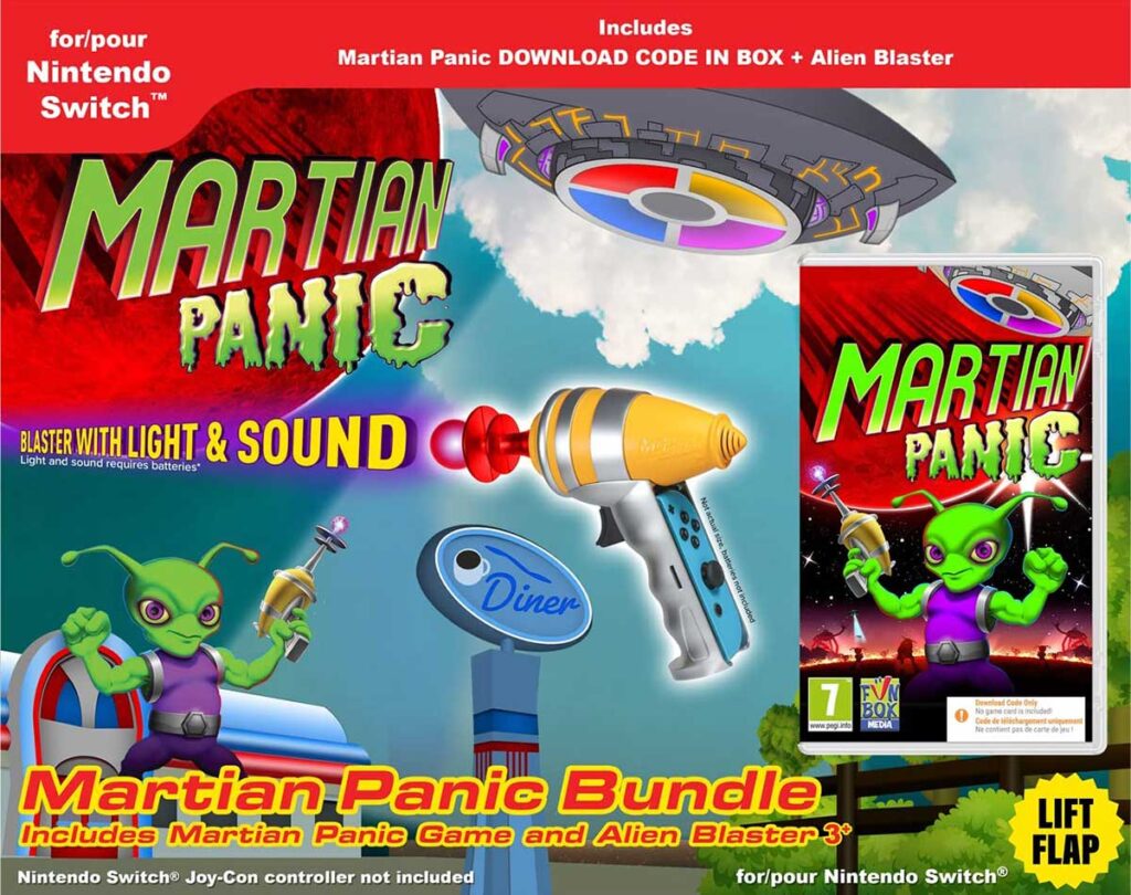Martian Panic Arrives On Nintendo Switch With An Alien Blaster Styled ...